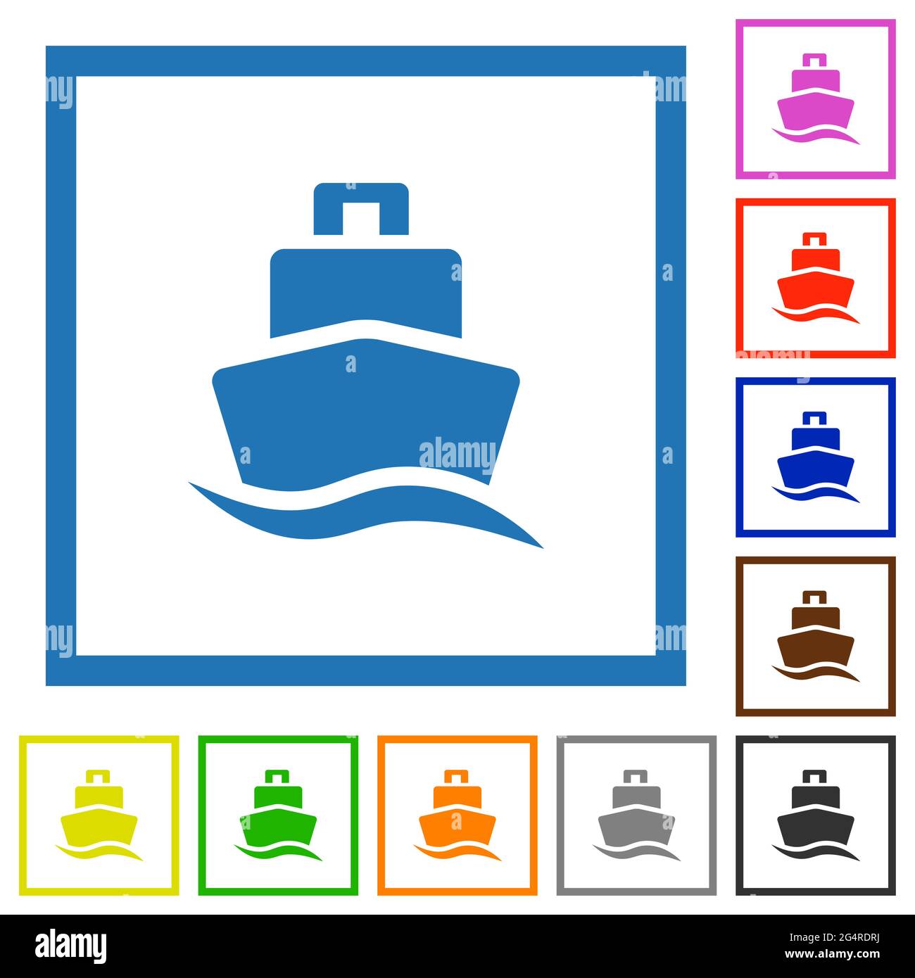 Cruiser ferryboat Stock Vector Images - Alamy