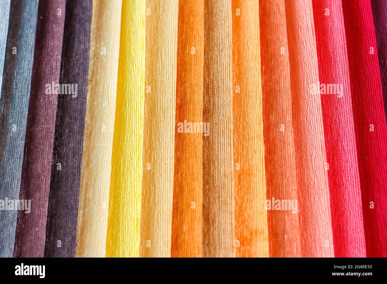 Fabric samples close up hi-res stock photography and images - Alamy