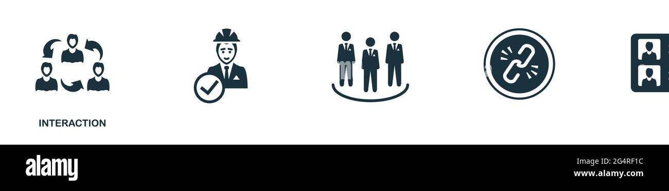 Interaction point Stock Vector Images - Alamy