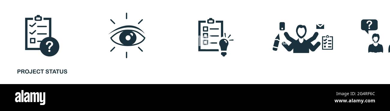 Project Status icon. Simple element from management collection ...