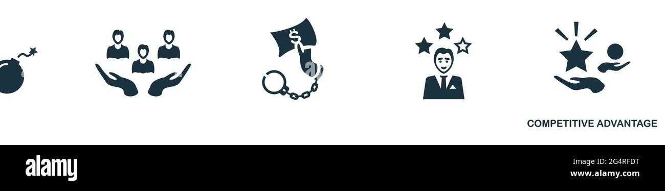 Competitive Advantage icon. Simple element from management collection ...