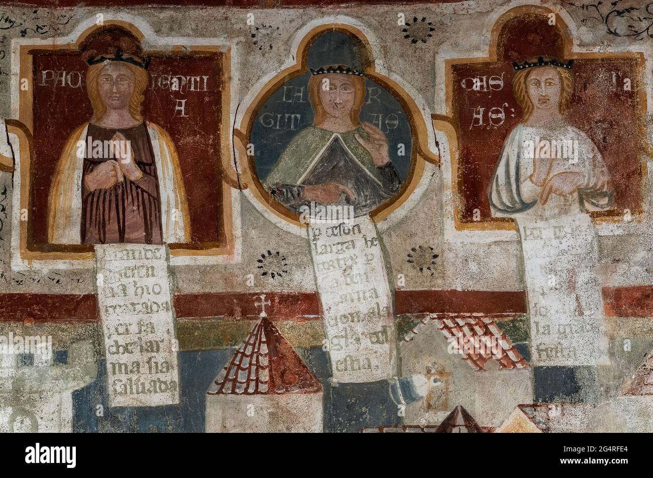Roman first style wall painting hi-res stock photography and images - Alamy