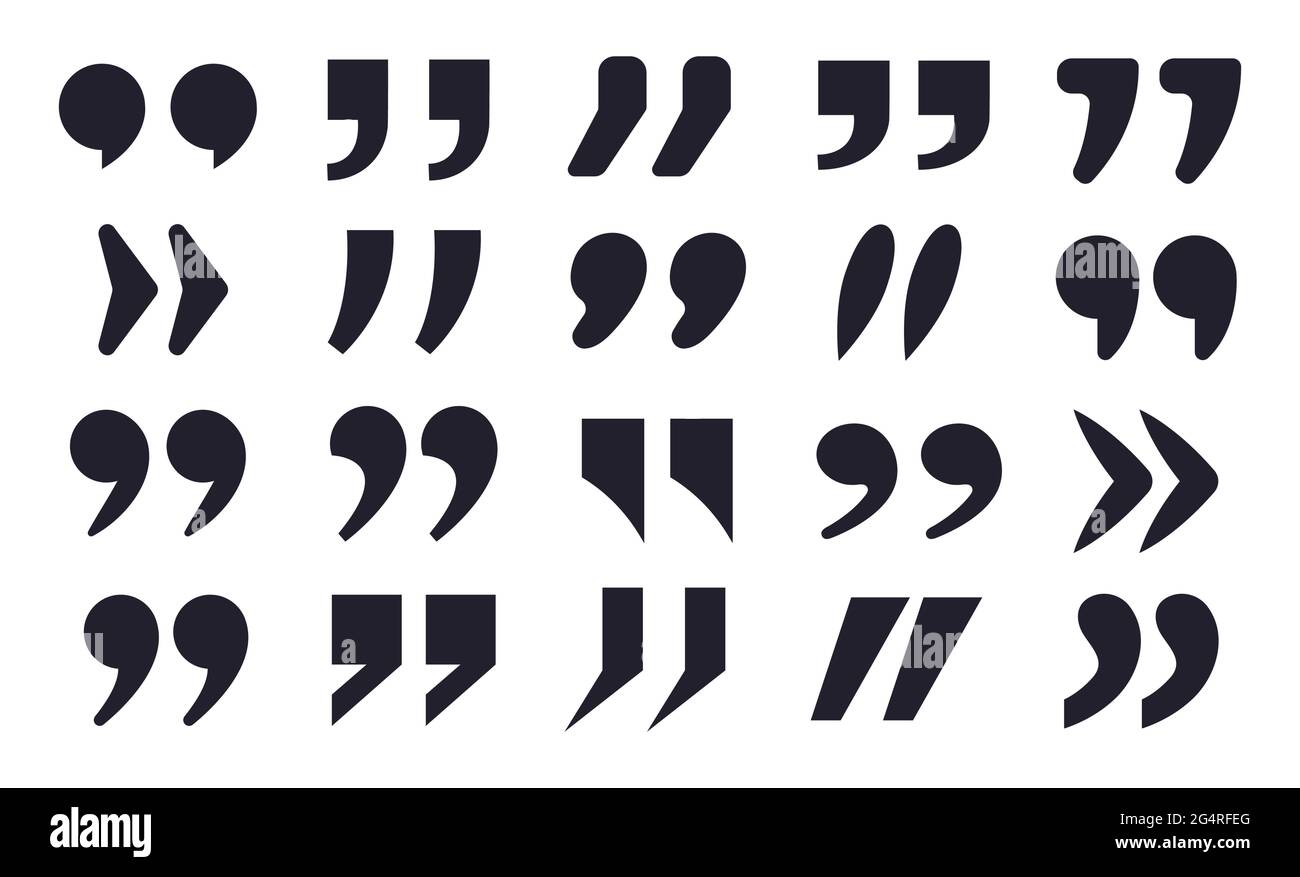 Quote icon. Quotations marks symbols, double comma punctuation text ... Quote icon. Quotations marks symbols, double comma punctuation text ...