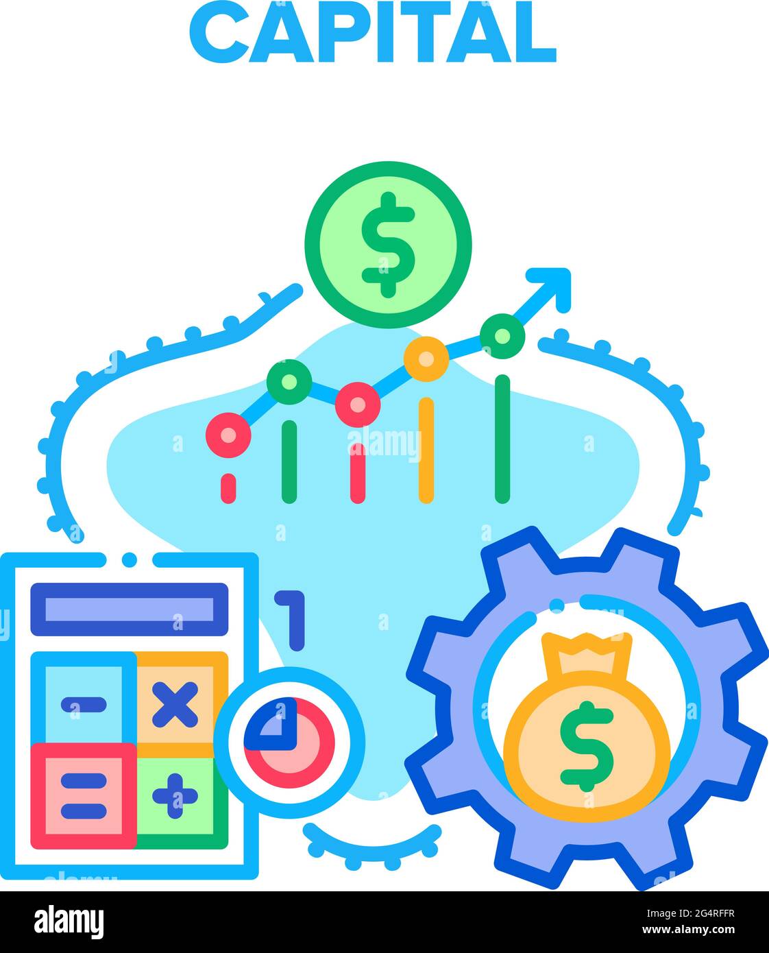 Capital Raising Vector Concept Color Illustration Stock Vector Image ...