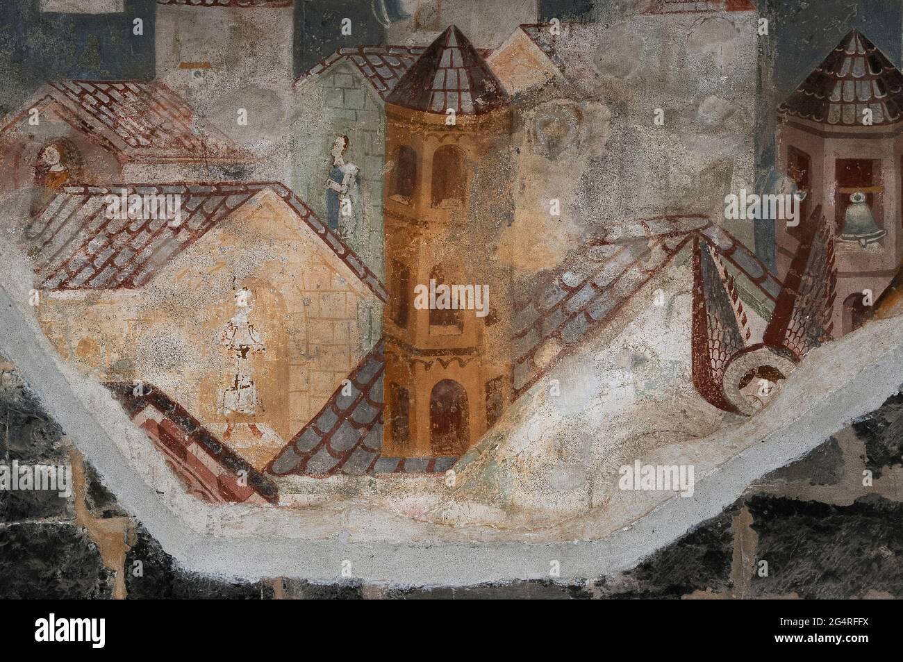 14th century 1300s wall painting hi-res stock photography and images ...
