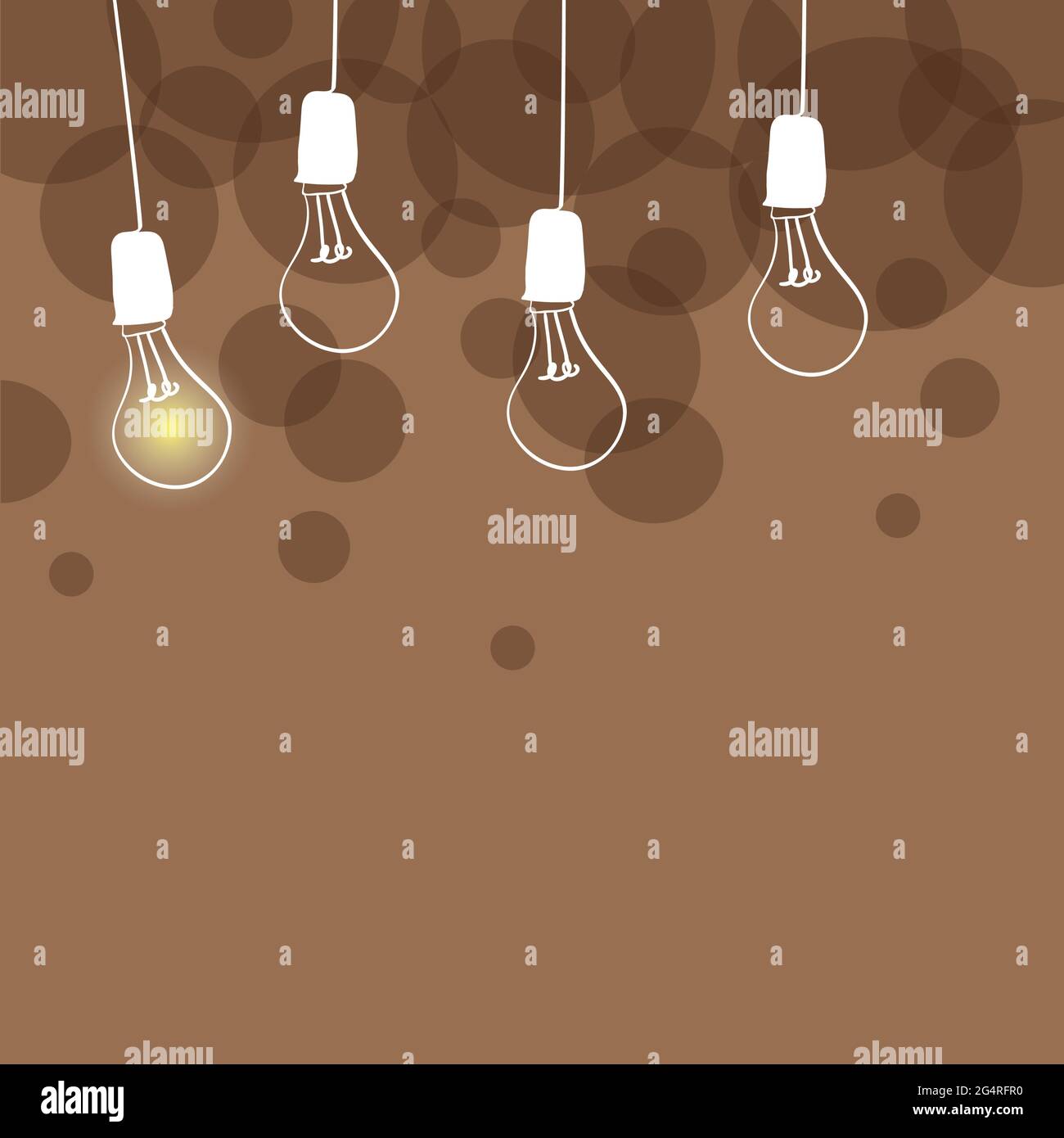 Abstract Displaying Different Ideas Lights Presenting Intellect Concept ...