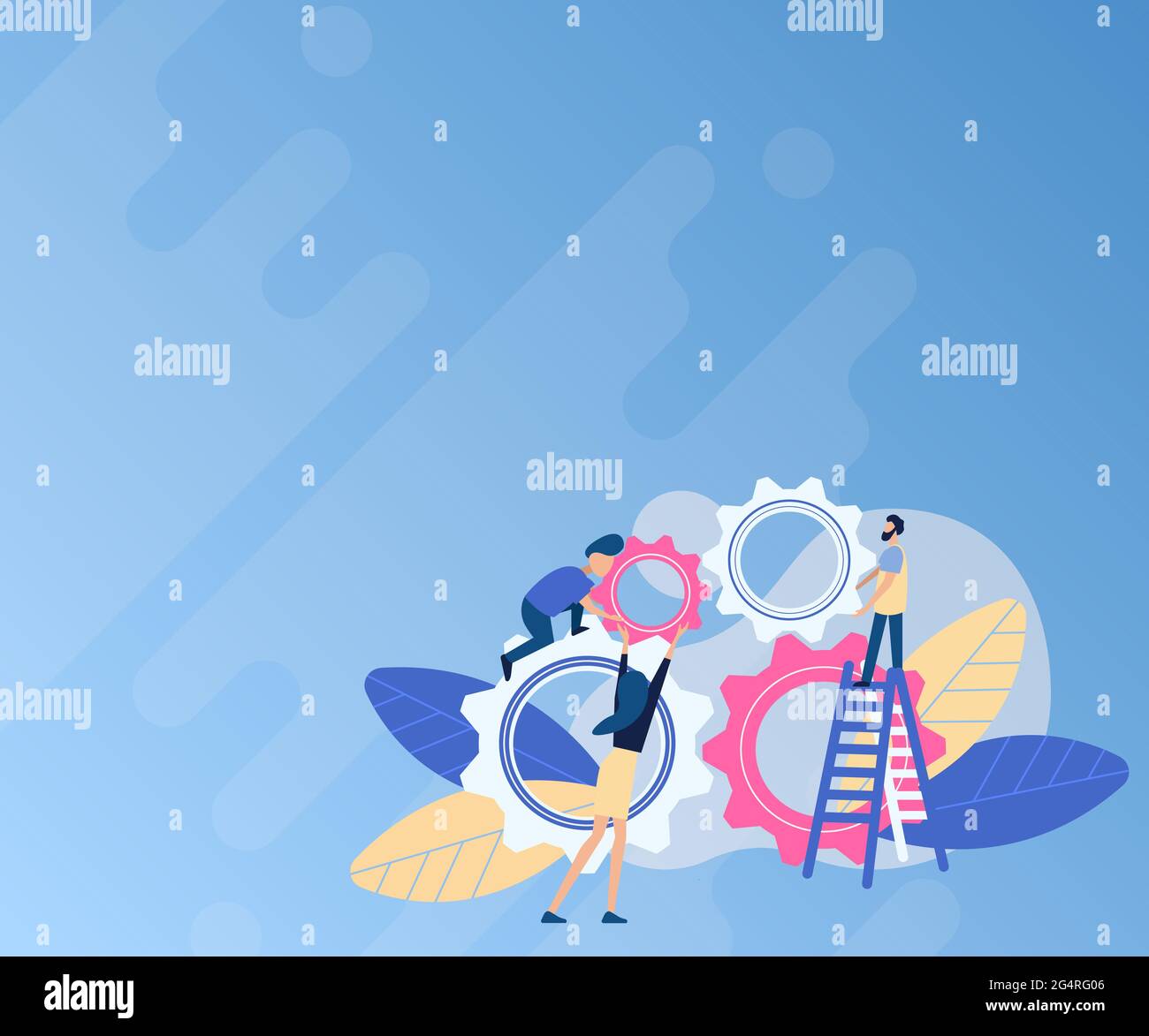 Abstract Helping Build Community Society Working Together Concept ...