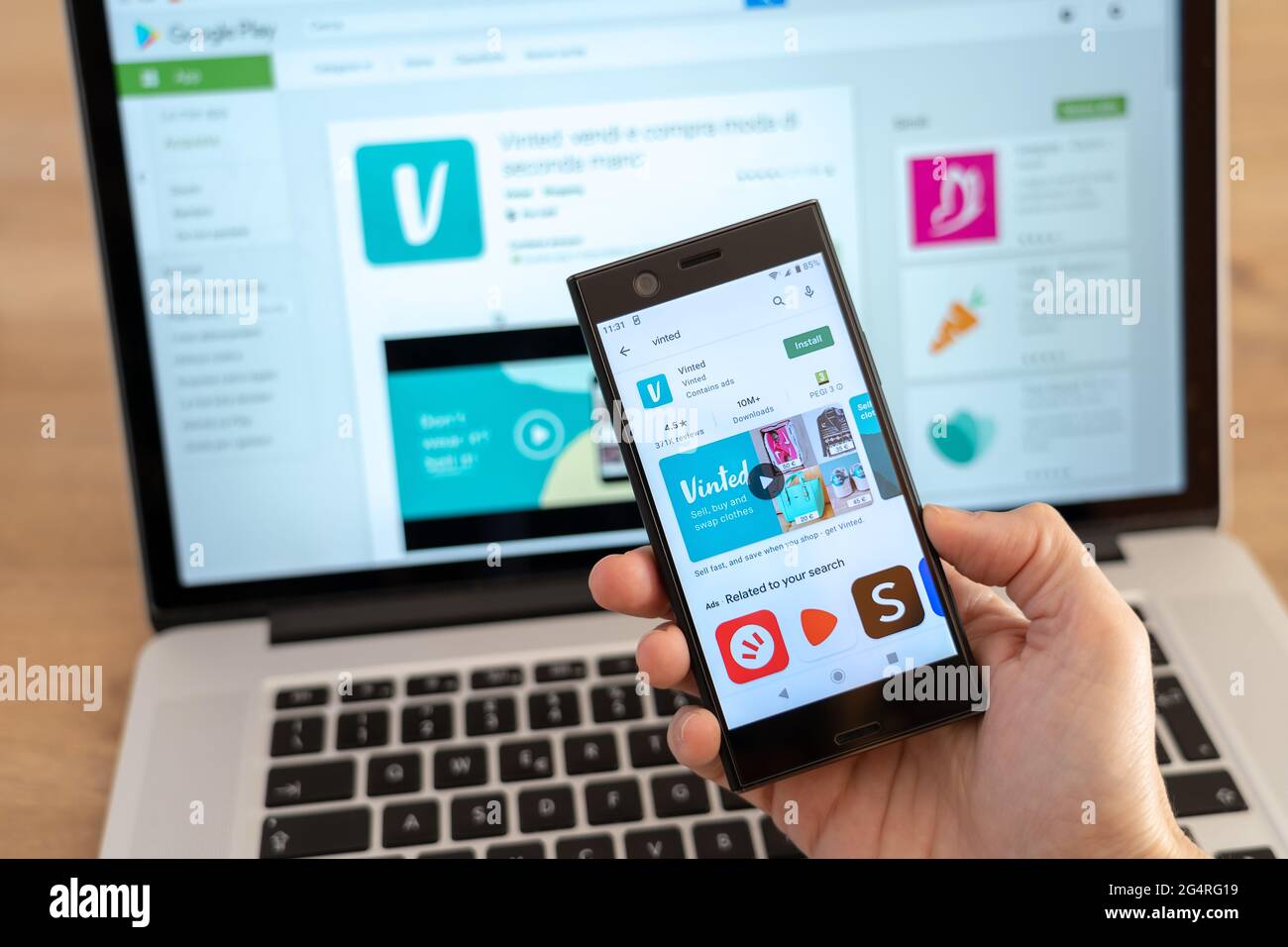 Vinted hi-res stock photography and images - Alamy