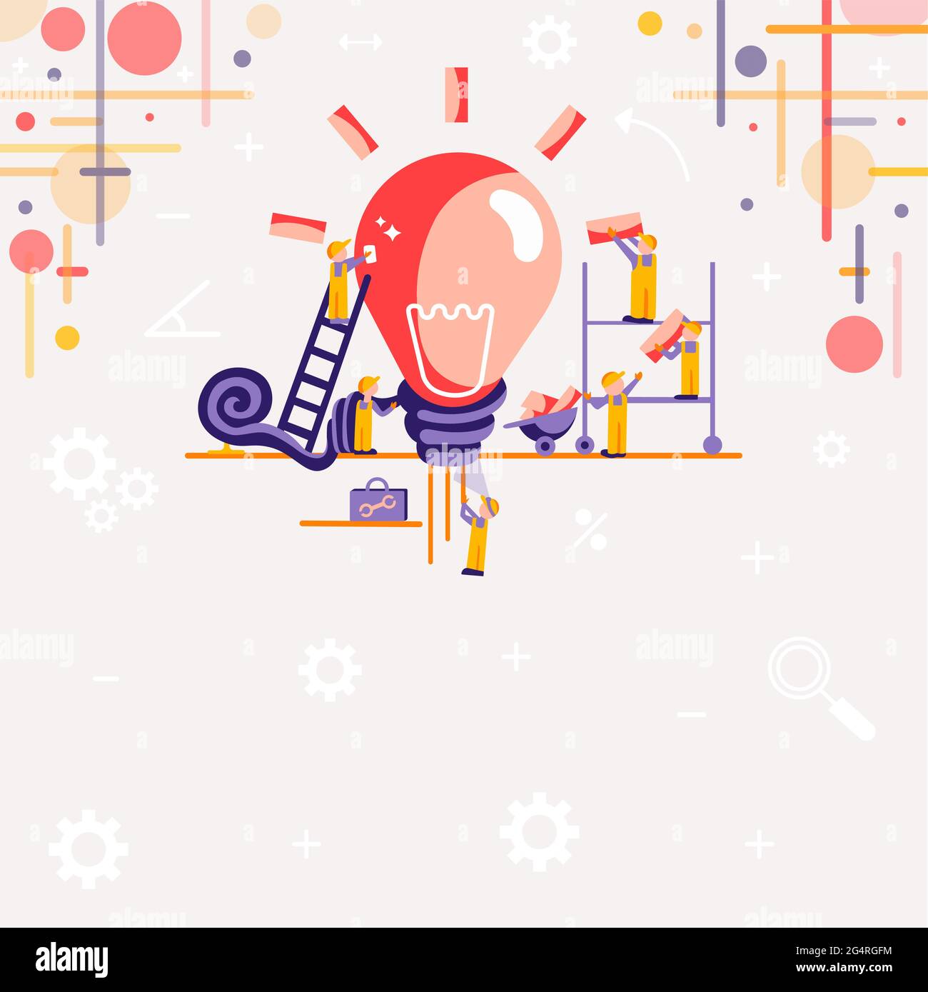 Abstract Working Together Better Results Group Effort Concept Critical ...