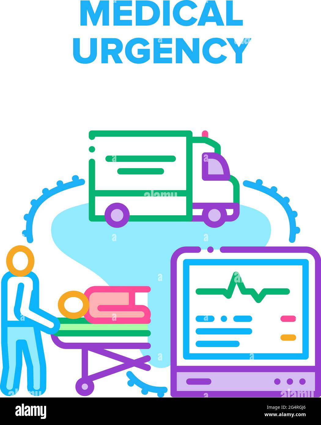 Medical Urgency Vector Concept Color Illustration Stock Vector Image ...