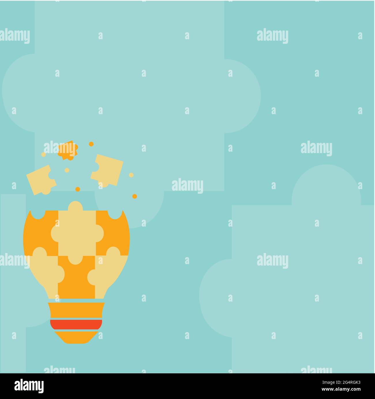 Abstract Brainstorming Problem Solutions Careful Thinking Concept ...