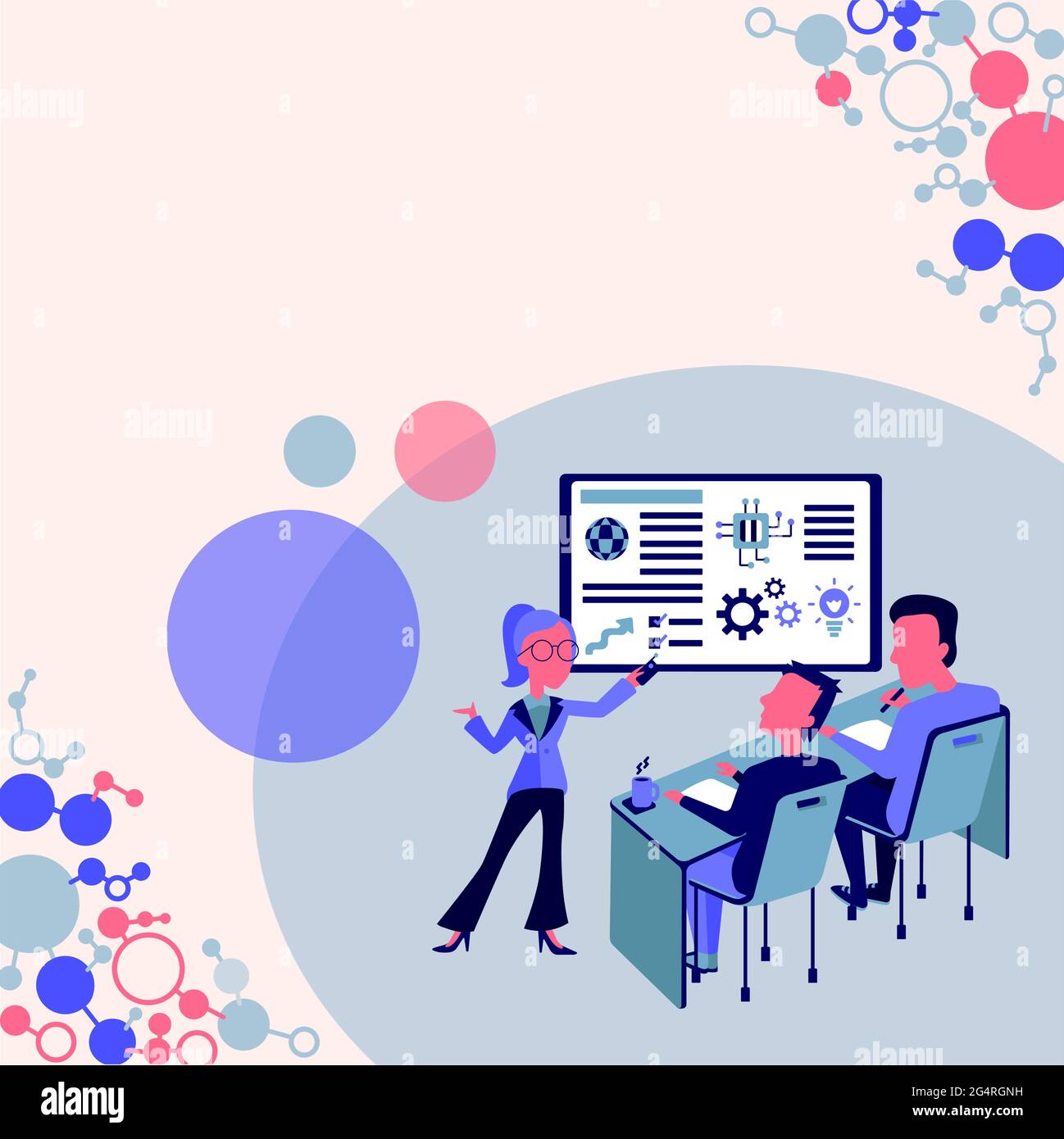 Business Status Report Clip Art