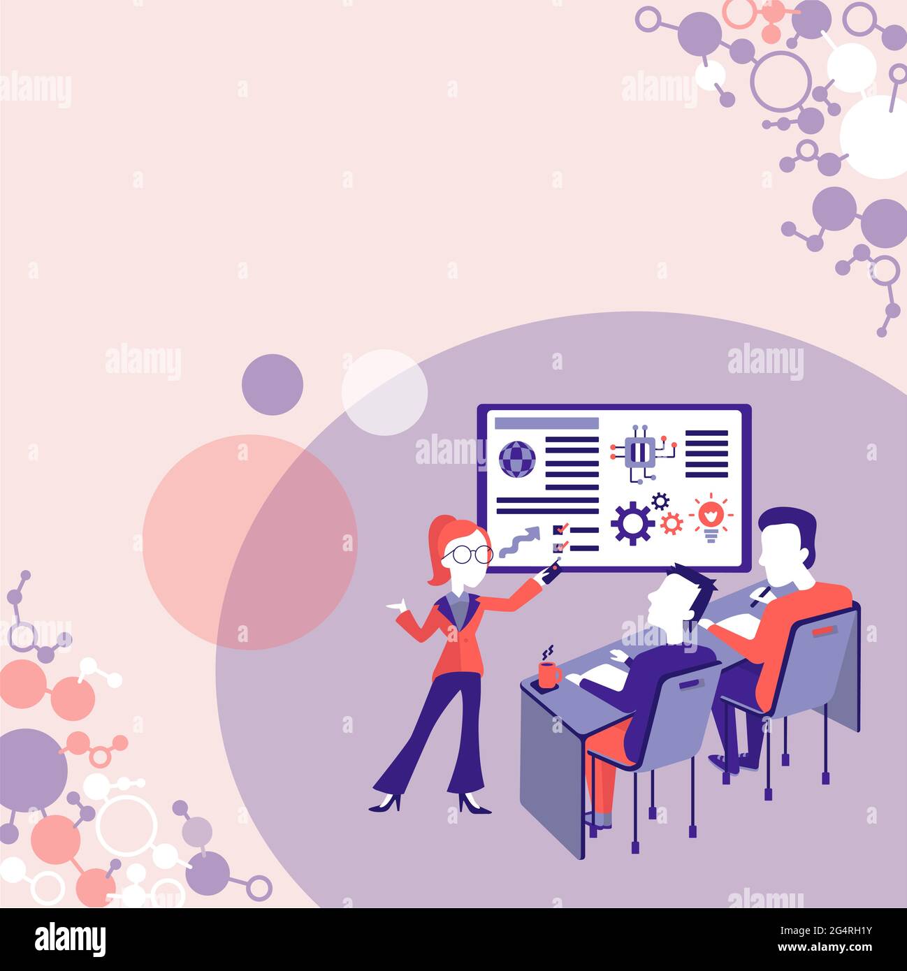 Presenting Project Report Concept Reporting Business Status Product ...