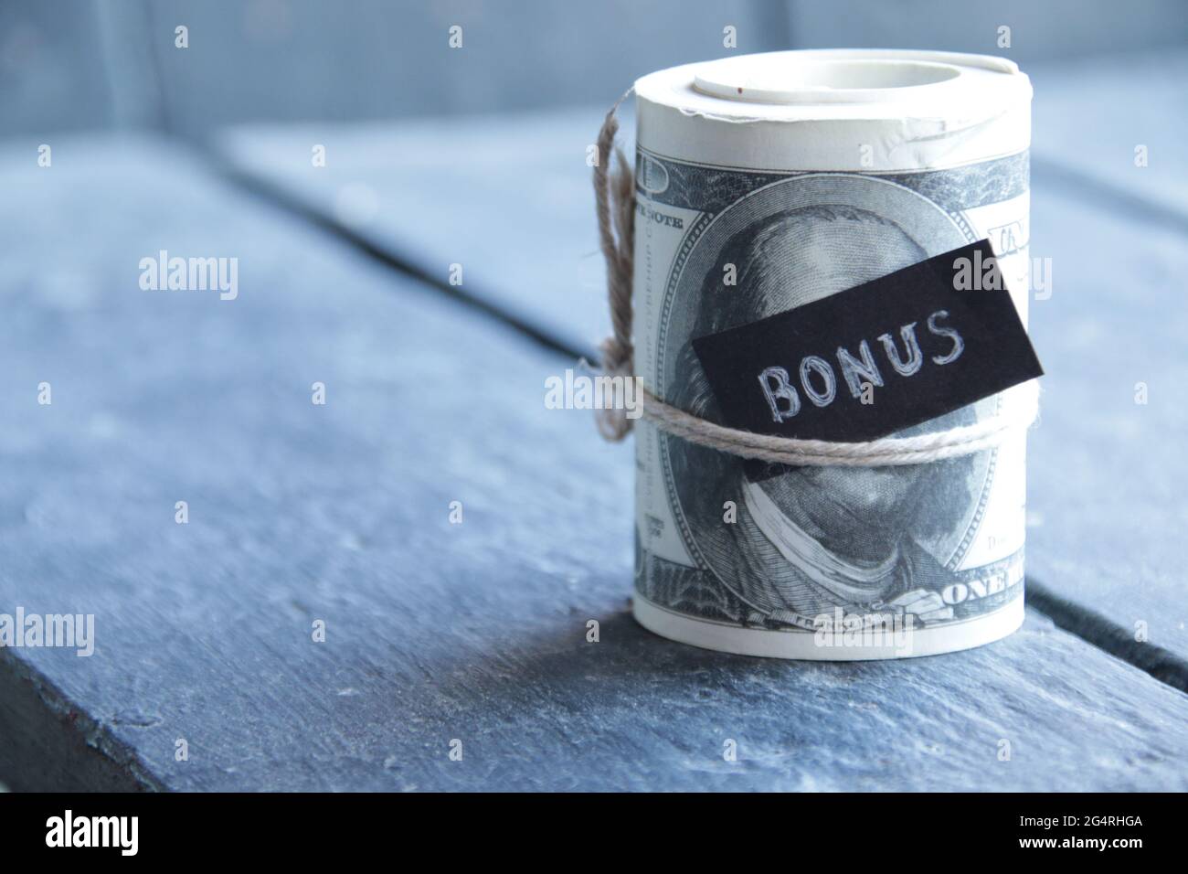 Bonus. Money. Successful business idea. Vintage style Stock Photo - Alamy