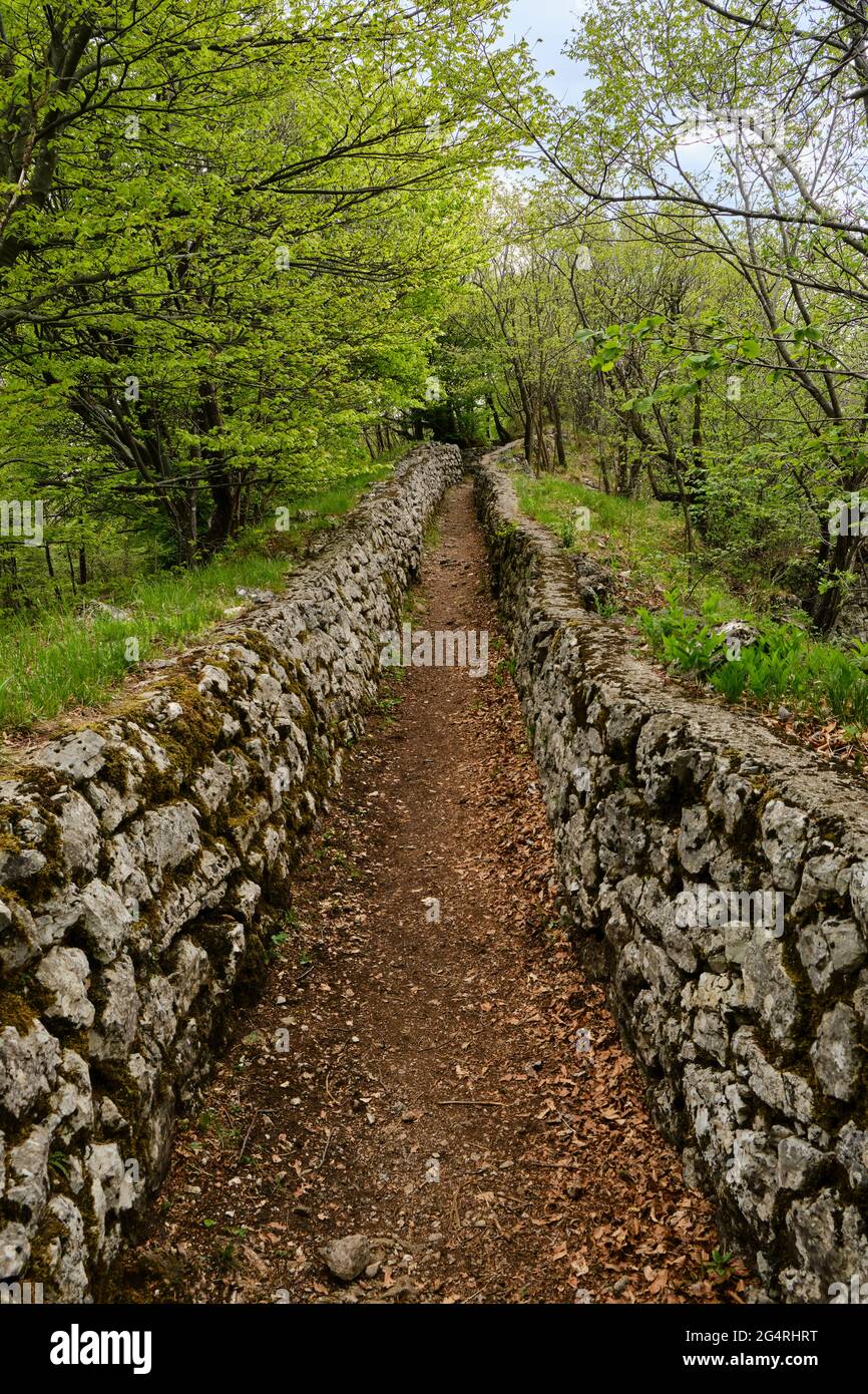 Italian trench ww1 hi-res stock photography and images - Alamy