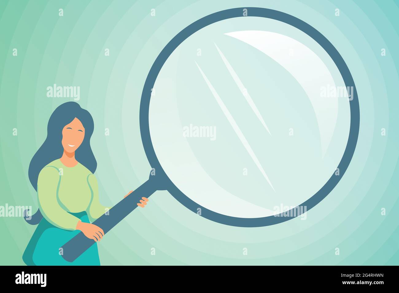 Scientist Magnifying Glass Cartoon High Resolution Stock Photography ...