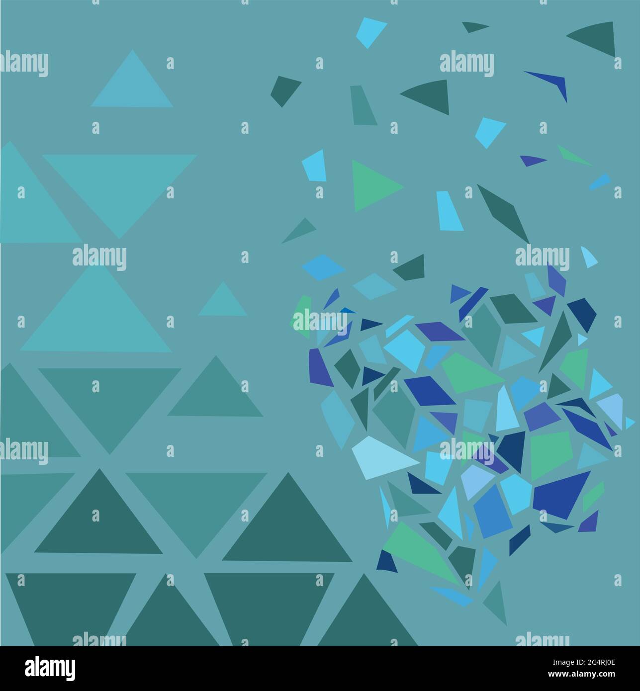 Colorful Wallpaper Image Shatter Effect Design Geometric Pattern ...