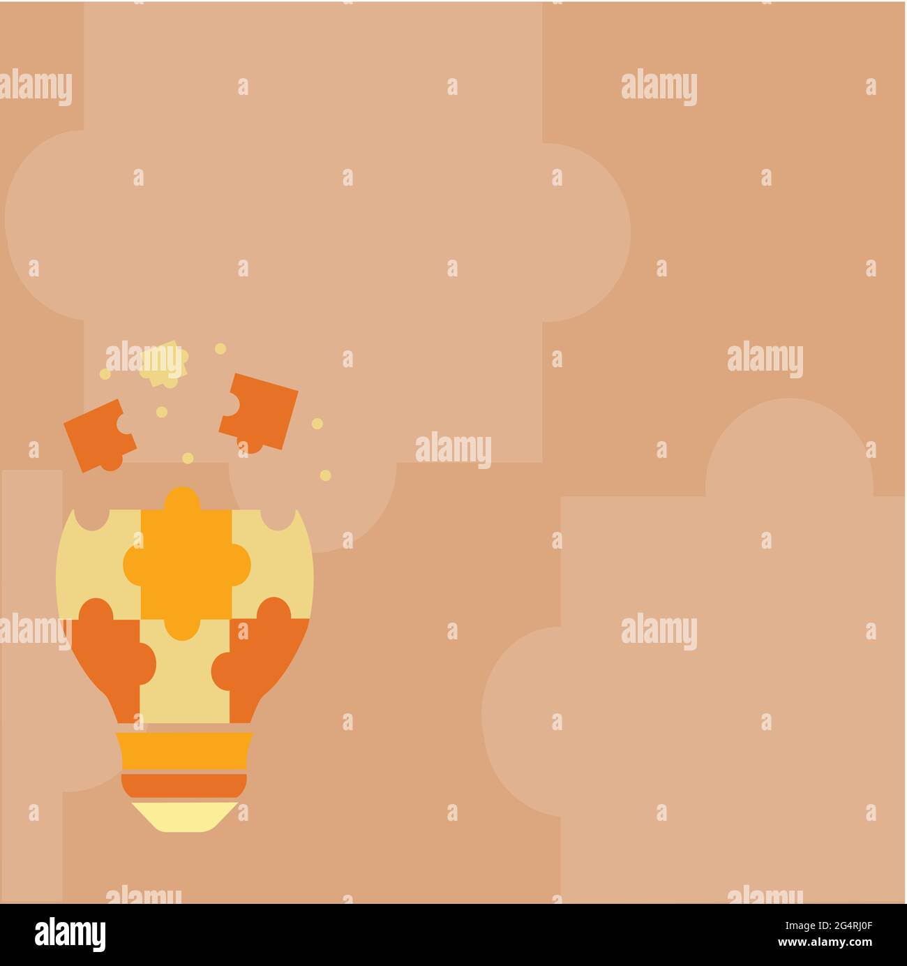 Abstract Brainstorming Problem Solutions Careful Thinking Concept ...