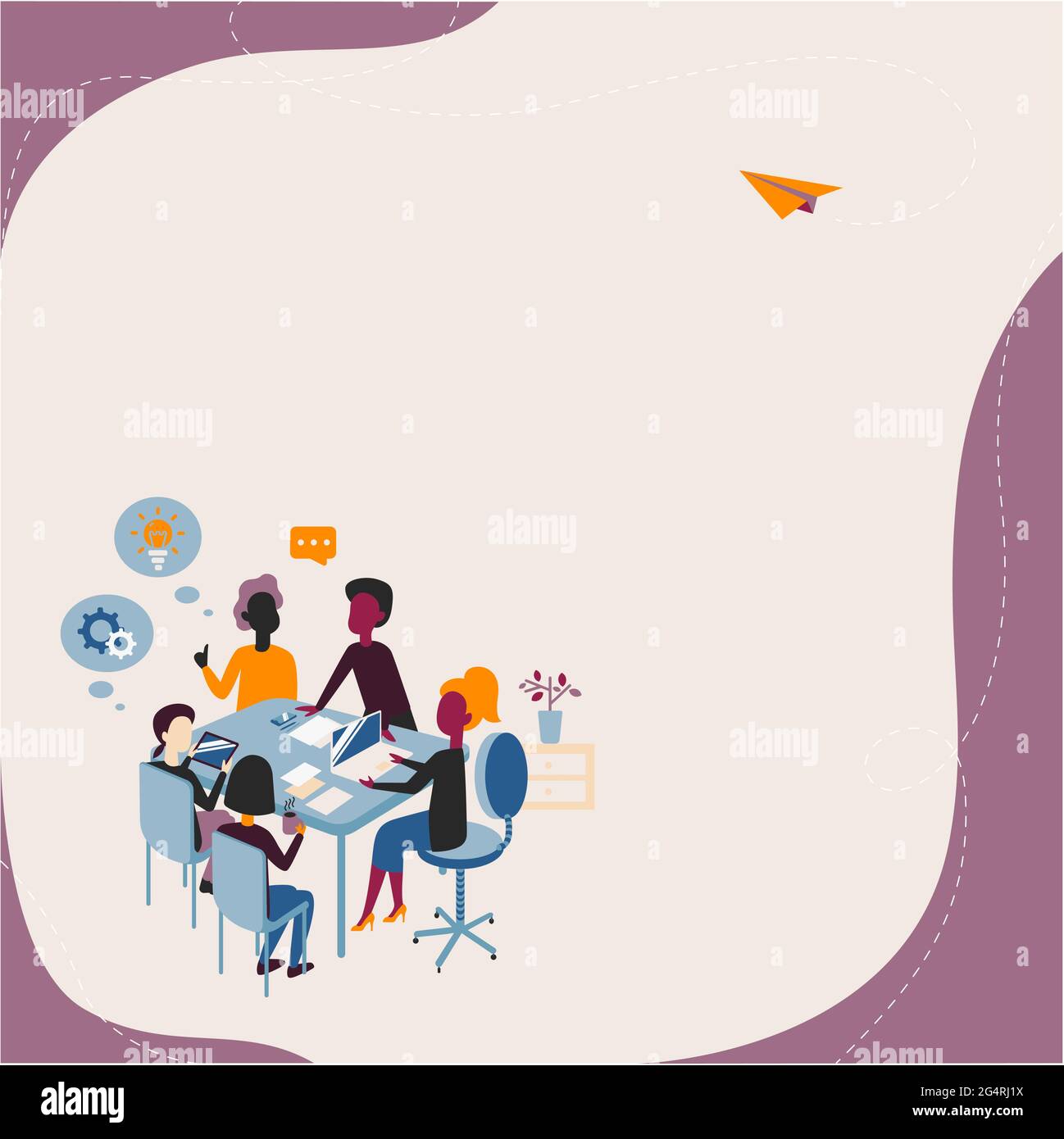 Entering data into computer Stock Vector Images - Alamy