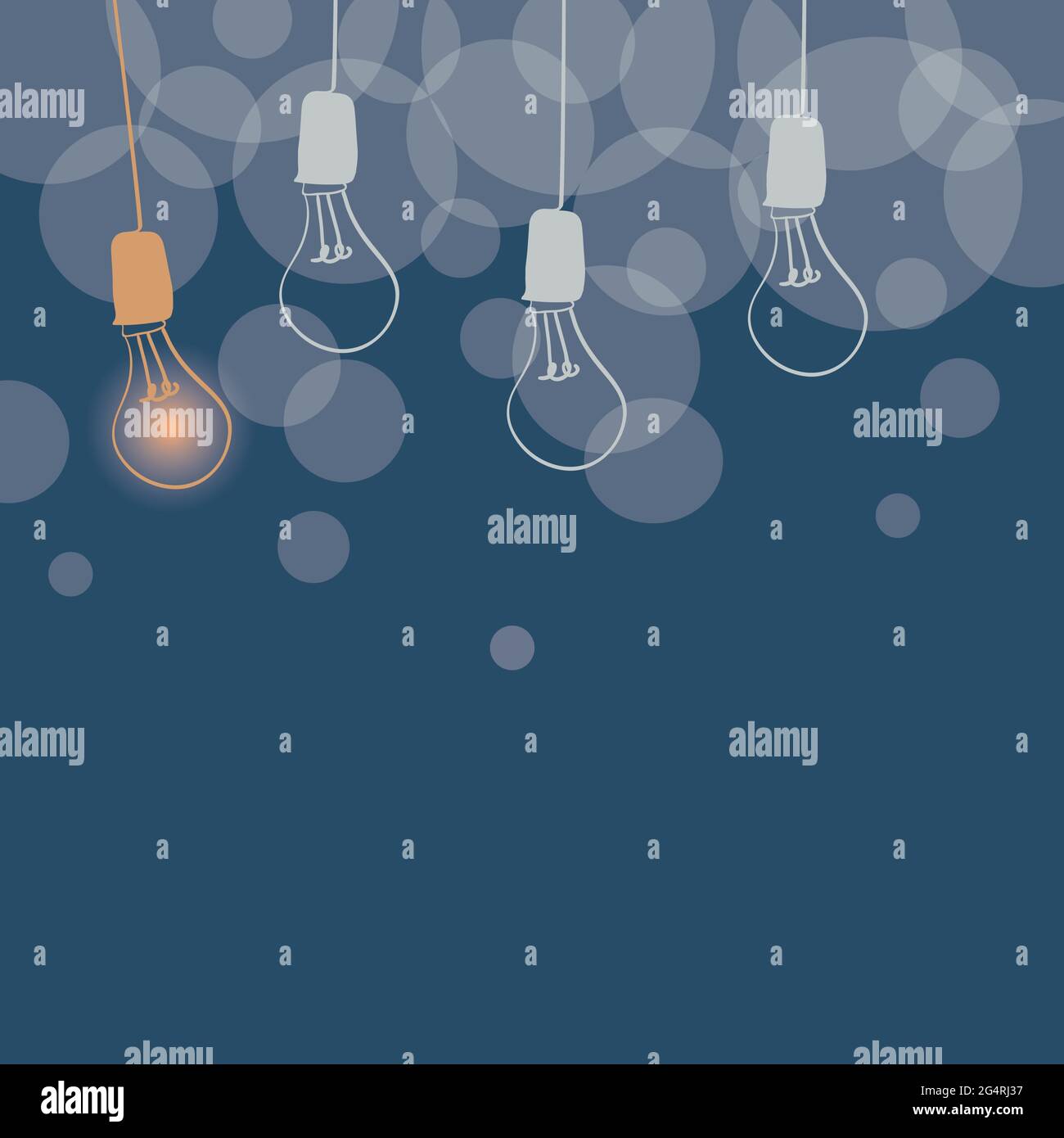 Abstract Displaying Different Ideas Lights Presenting Intellect Concept ...