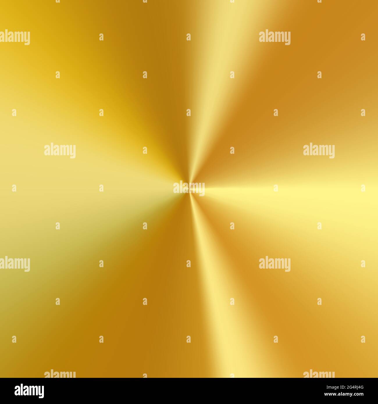 Radial polished texture golden metal background. Vector textured ...