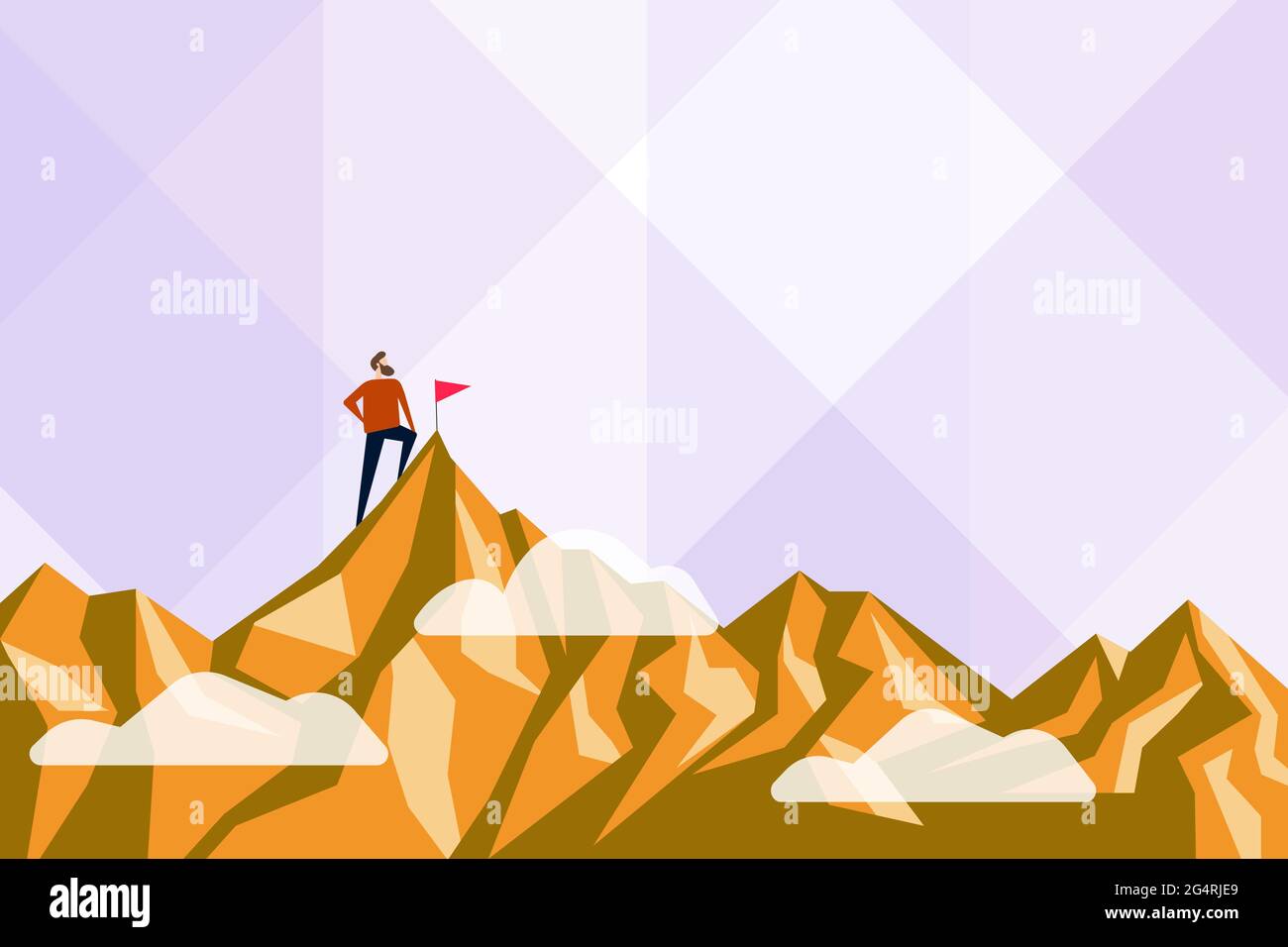 Abstract Reaching Achieving Goal Result Hard Work Concepts Colorful ...