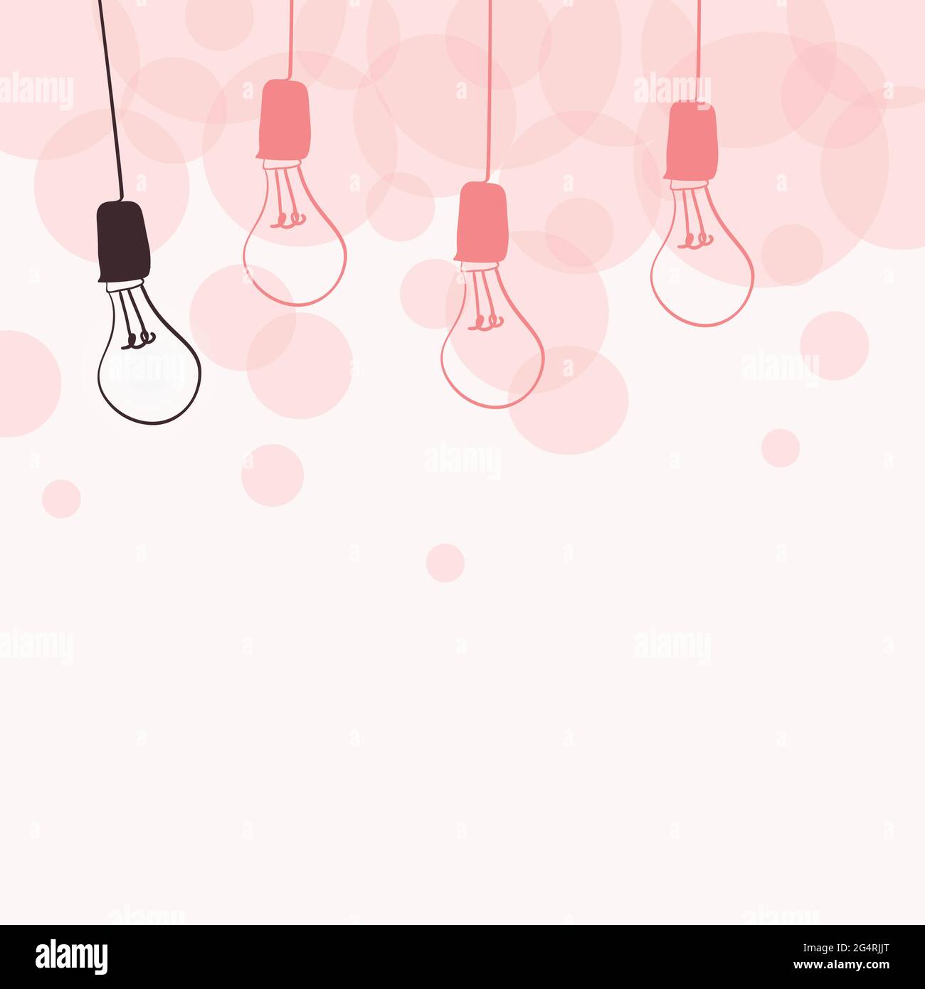 Abstract Displaying Different Ideas Lights Presenting Intellect Concept ...