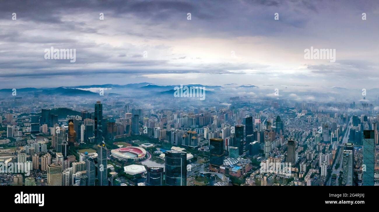 Guangdong guangzhou tianhe stadium and architecture Stock Photo - Alamy