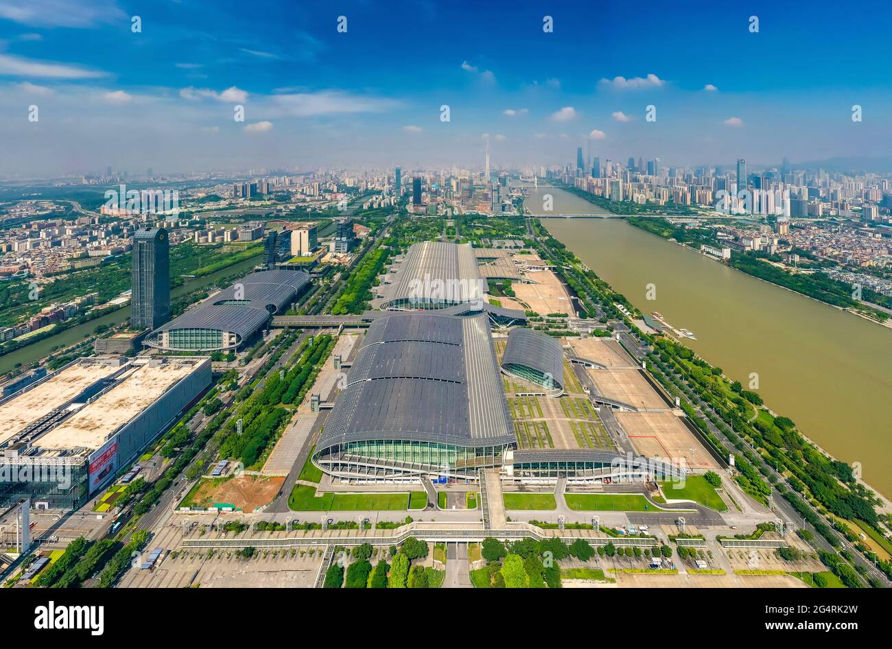 Guangdong guangzhou pazhou international exhibition center Stock Photo ...