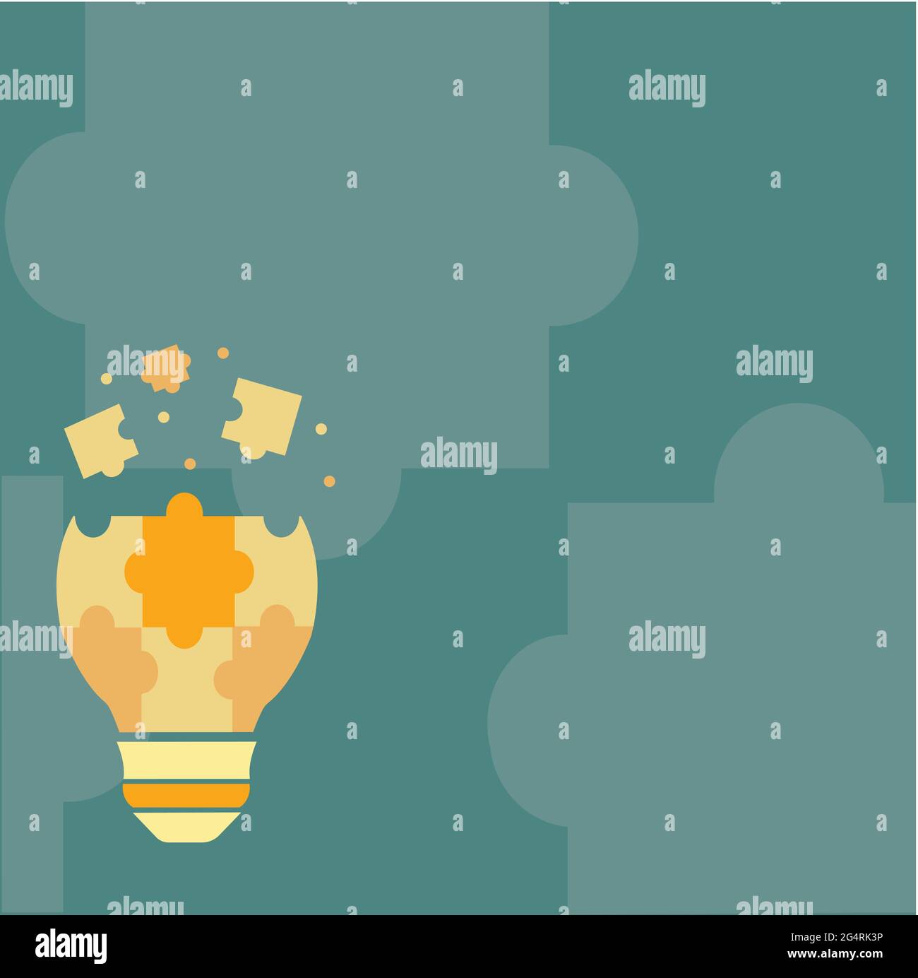 Abstract Brainstorming Problem Solutions Careful Thinking Concept ...