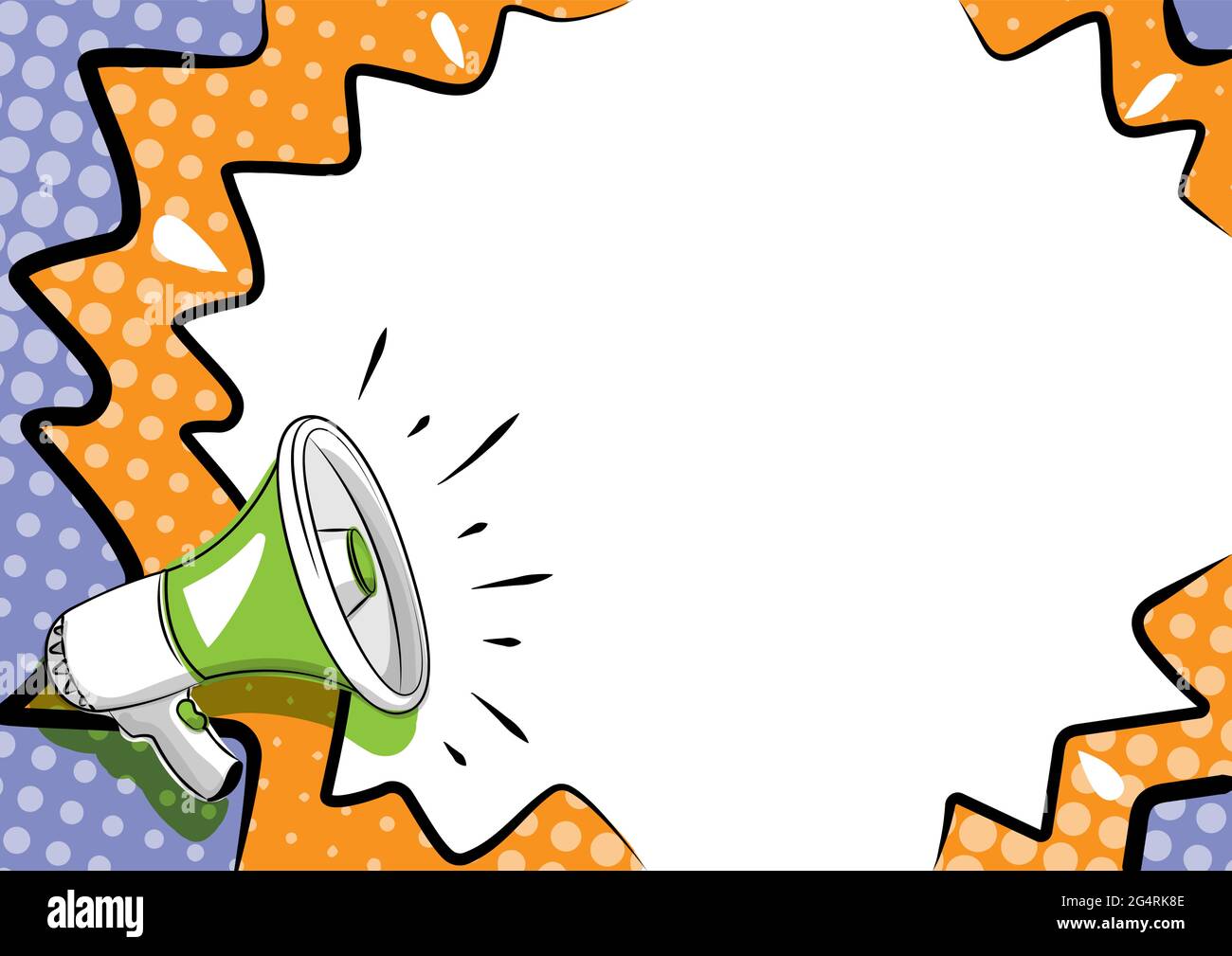 Colorful Design Displaying Important Message Abstract Annoucing News ...