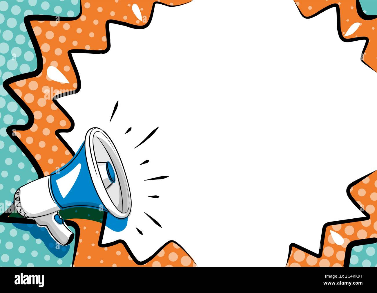 Colorful Design Displaying Important Message Abstract Annoucing News ...