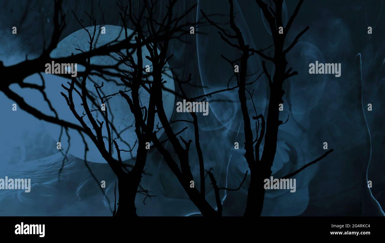 3d illustration - Disturbing Horror Background Stock Photo - Alamy