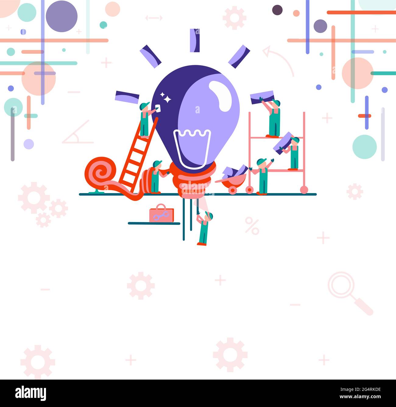 Abstract Working Together Better Results Group Effort Concept Critical ...