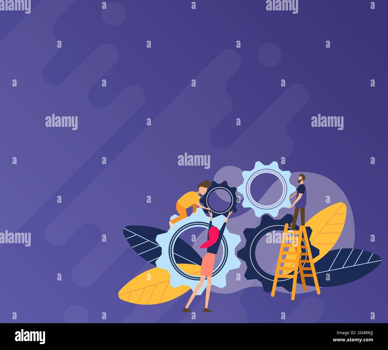 Abstract Helping Build Community Society Working Together Concept ...