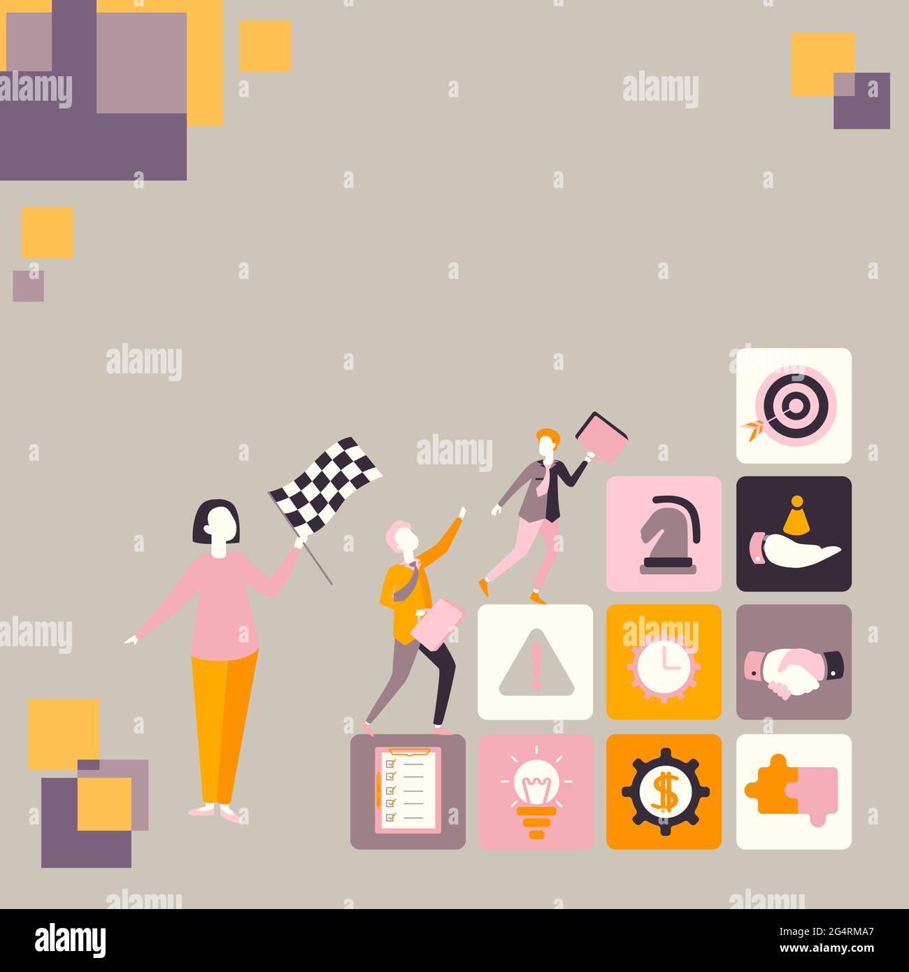 Creating new strategy Stock Vector Images - Alamy
