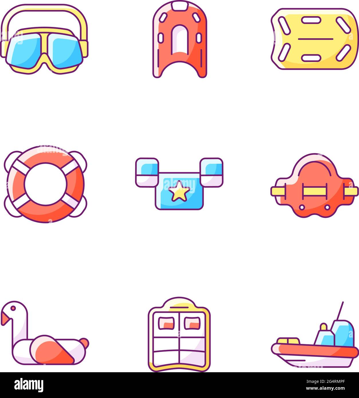 Water safety lessons Stock Vector Images - Alamy