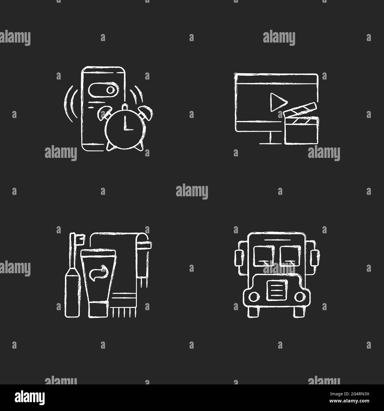 School bus clipart Black and White Stock Photos & Images - Alamy