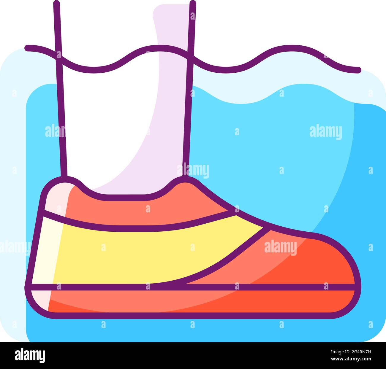 Floating shoes Stock Vector Images - Alamy