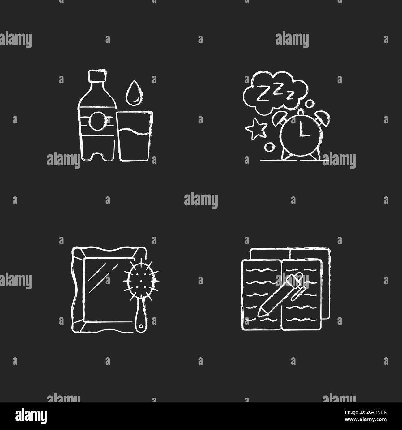 Daily Duties Black Background