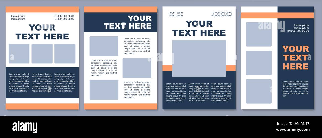Business proposal brochure template. Marketing material. Flyer, booklet ...