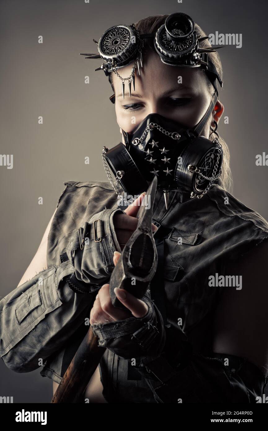 Soldier armed with axe hi-res stock photography and images - Alamy