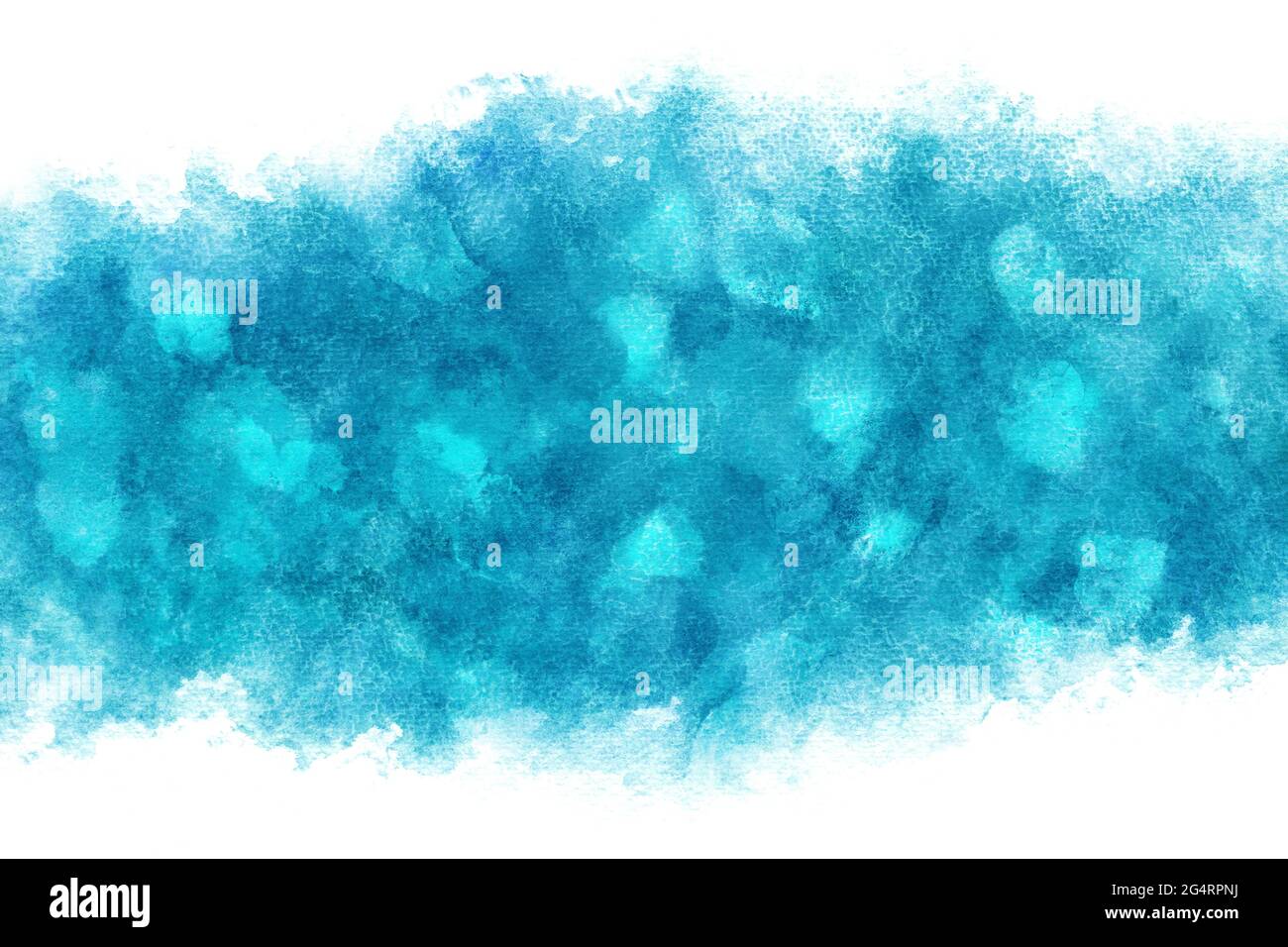 sea blue wave splash, natural watercolor hand paint background ...