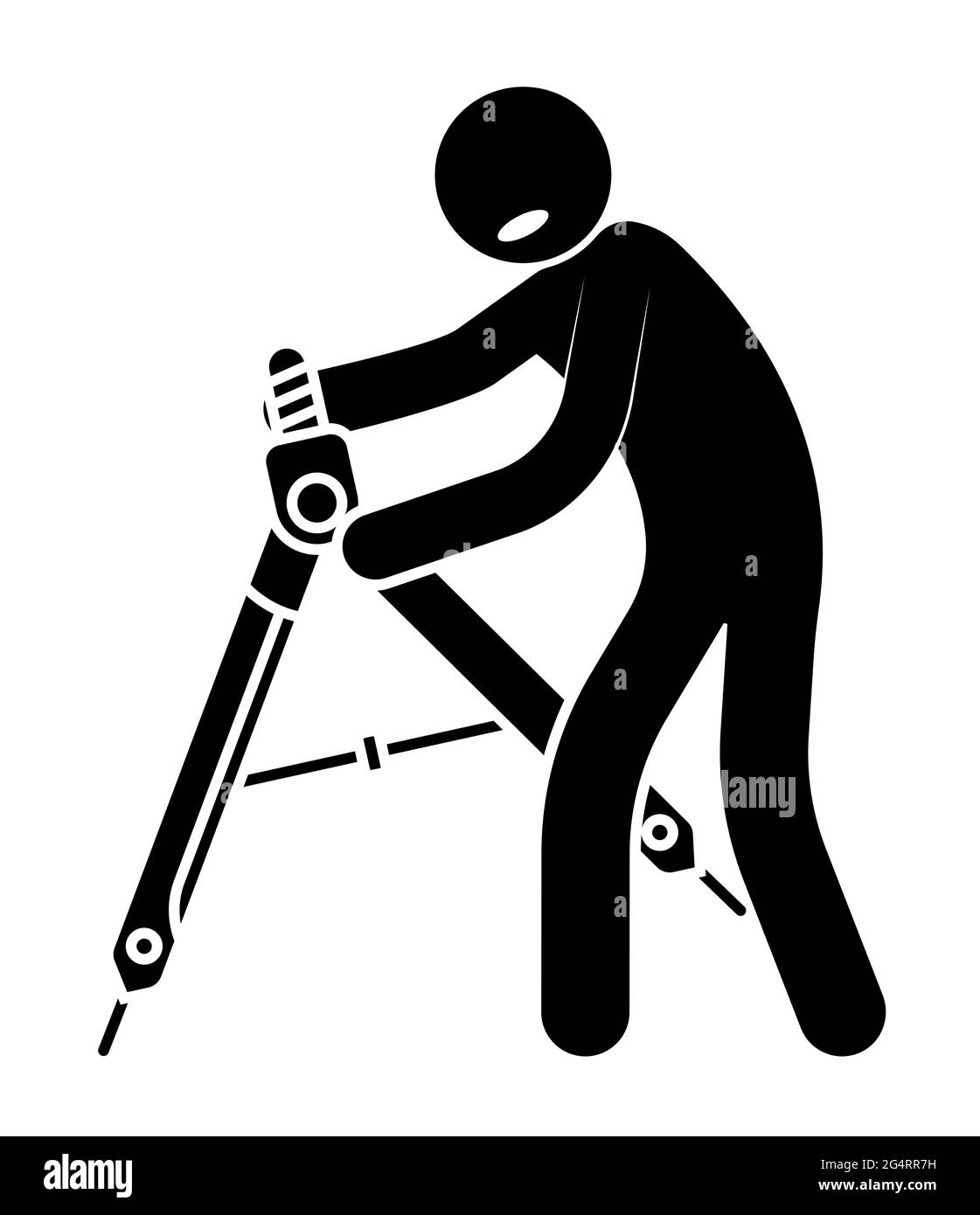 Stick Figure Black and White Stock Photos & Images - Alamy
