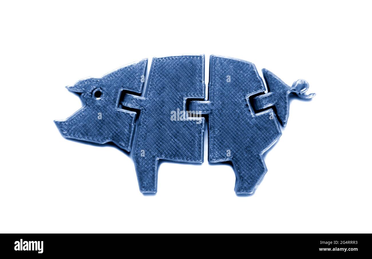 3d pig hi-res stock photography and images - Alamy