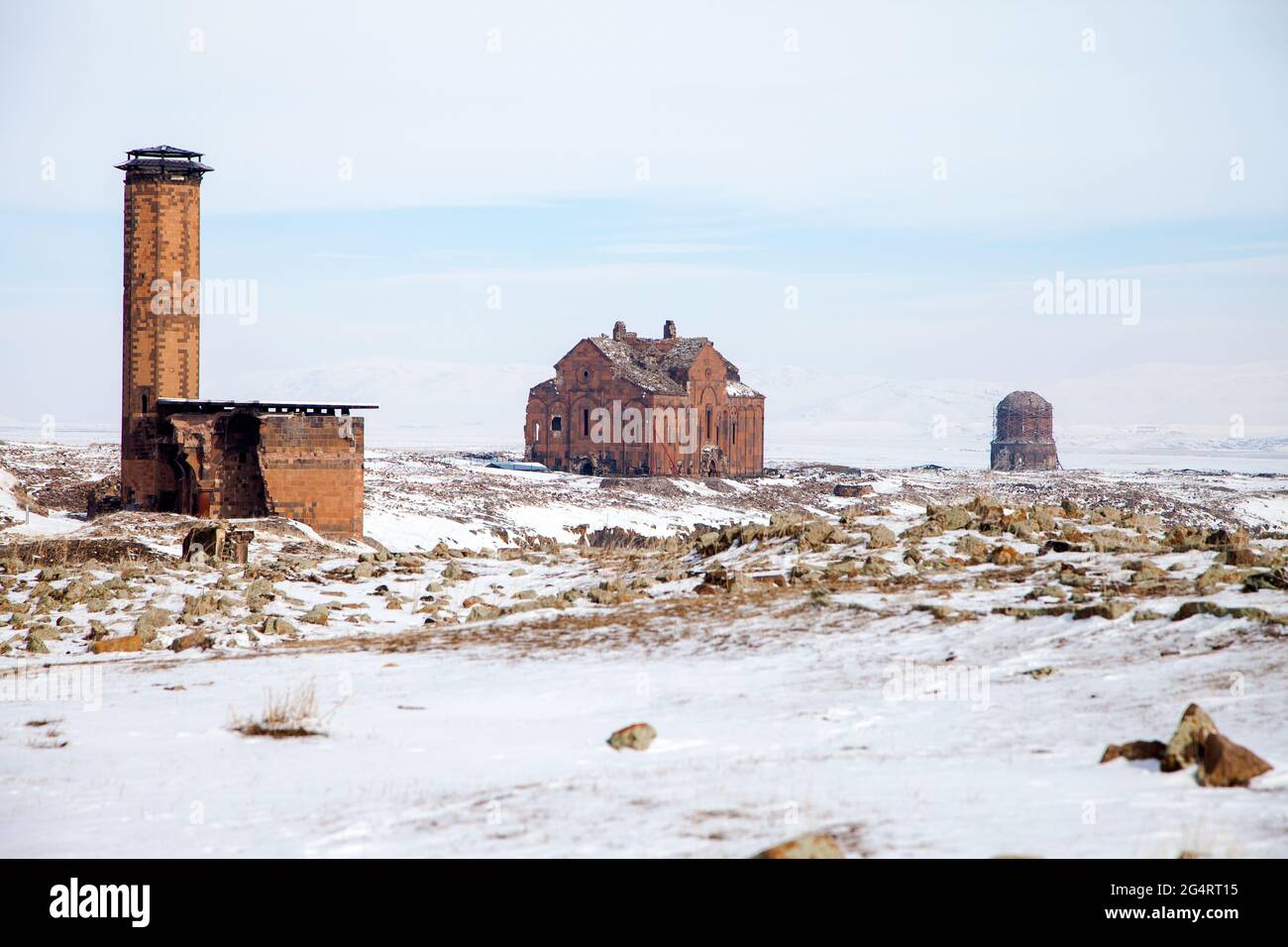 Ani Ruins, Ani is a ruined and uninhabited medieval Armenian city-site ...