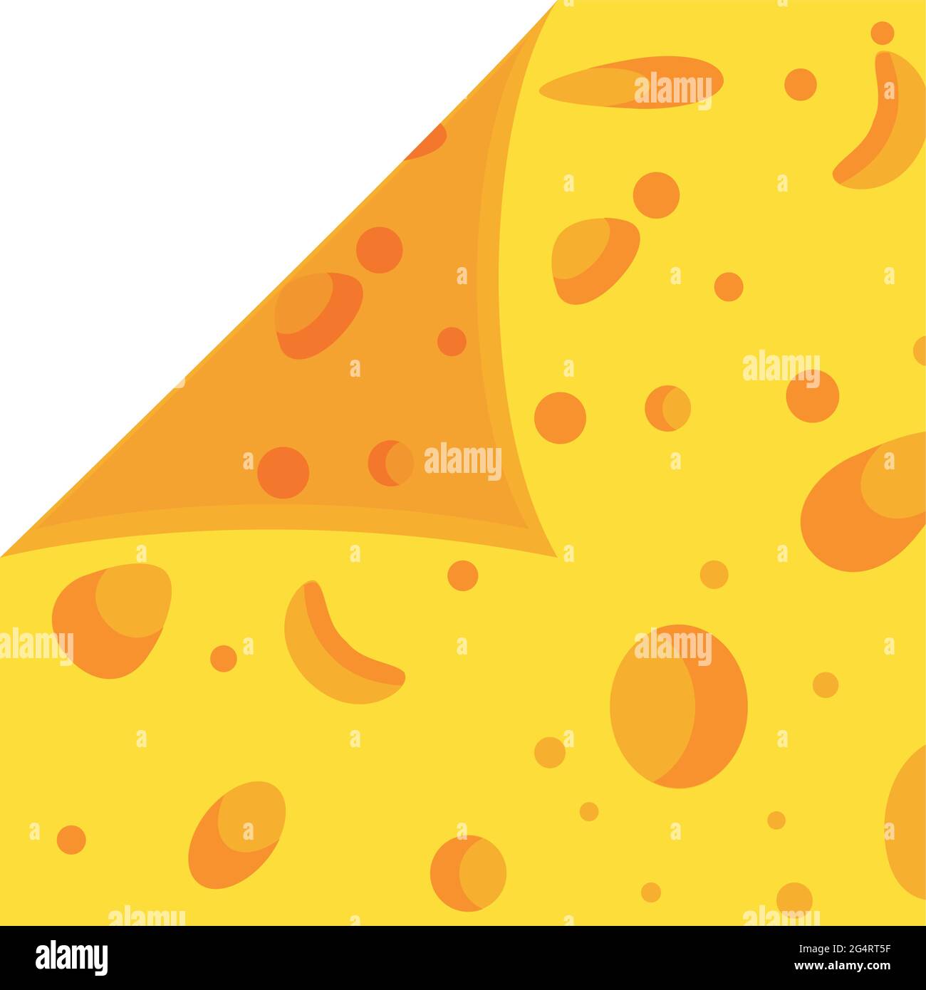 cheddar slice cheese Stock Vector Image & Art - Alamy