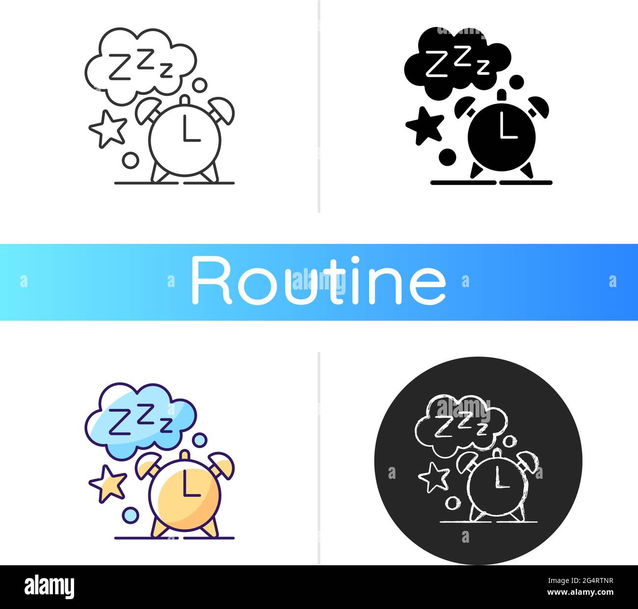 Sleep time icon Stock Vector Image & Art - Alamy