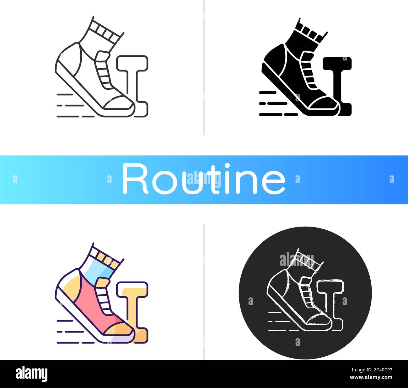 Morning workout icon Stock Vector Image & Art - Alamy