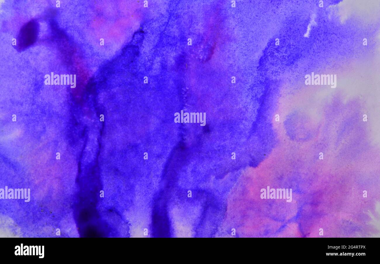 Blue pink ink spreads Stock Photo - Alamy